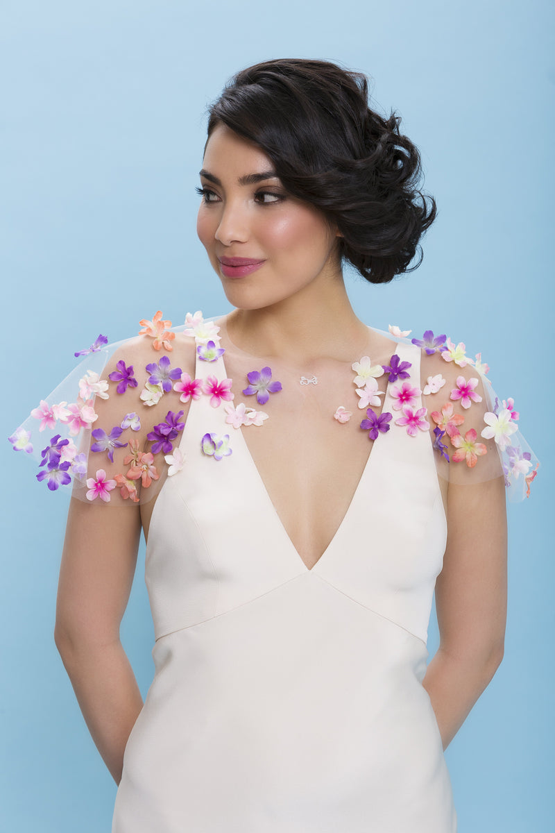 Meadow Flower Cape – theweddingdresser